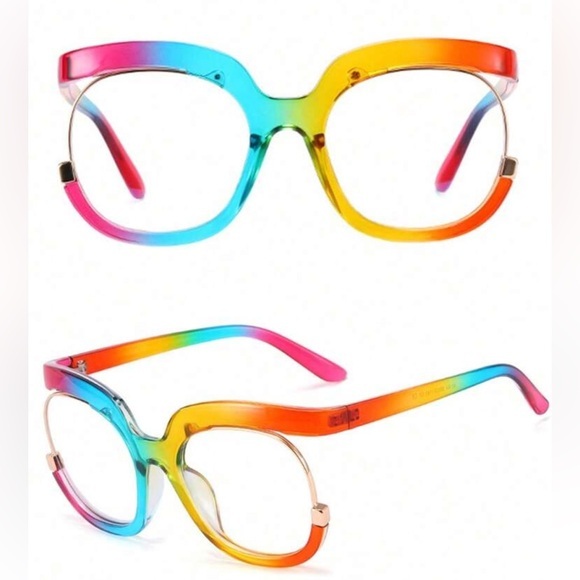 Zara | Accessories | New Colorful Rainbow Glasses | Poshmark